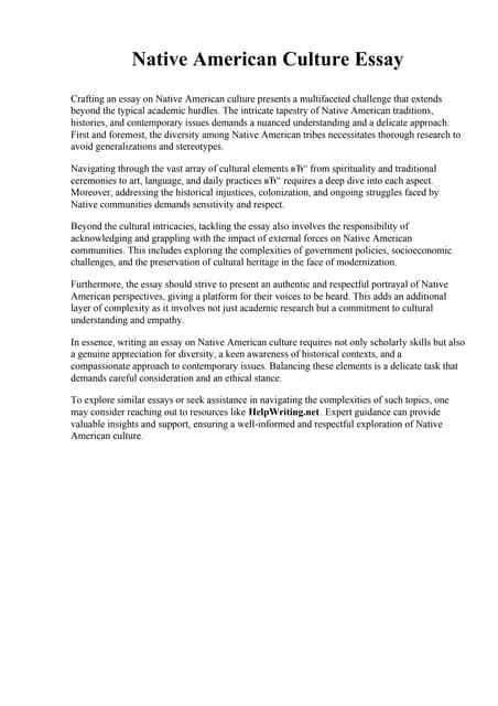 Essay On Native Americans.pdf