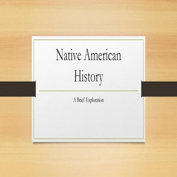 Native american history power point | PPTX
