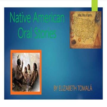 Native american oral stories | PPTX