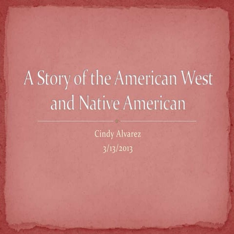 Native american lesson plan | DOCX