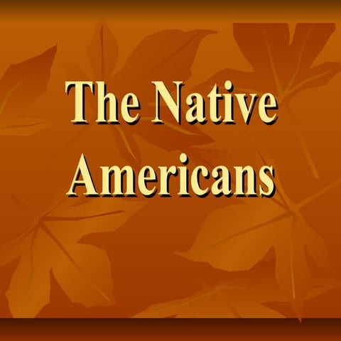 Native americans | PPT