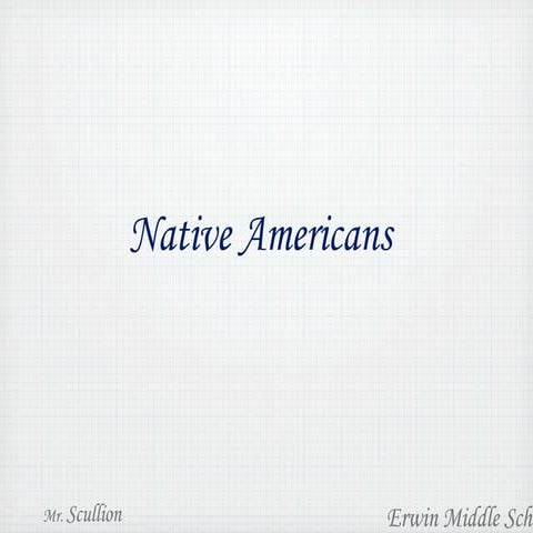 Native Americans | PPT