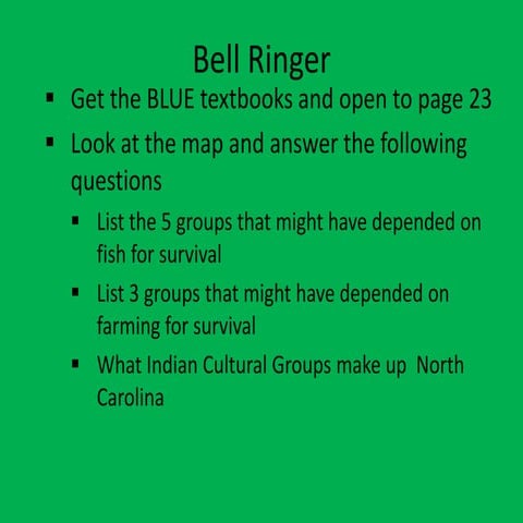 Native americans and North Carolina | PPT