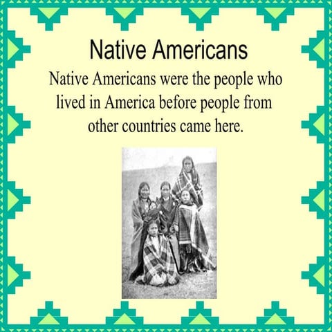 Native americansoverviewoftribesinnorthamerica | PPT