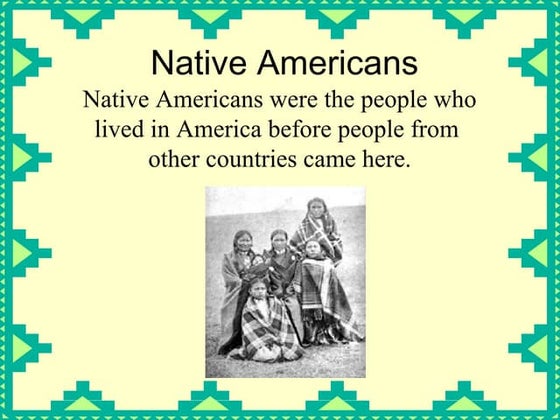 Native Americans powerpoint | PPT