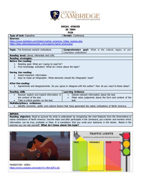 Pre-Columbian Americas Unit Overview | PDF