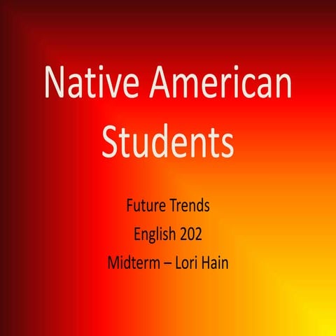 Native american students power point | PPTX