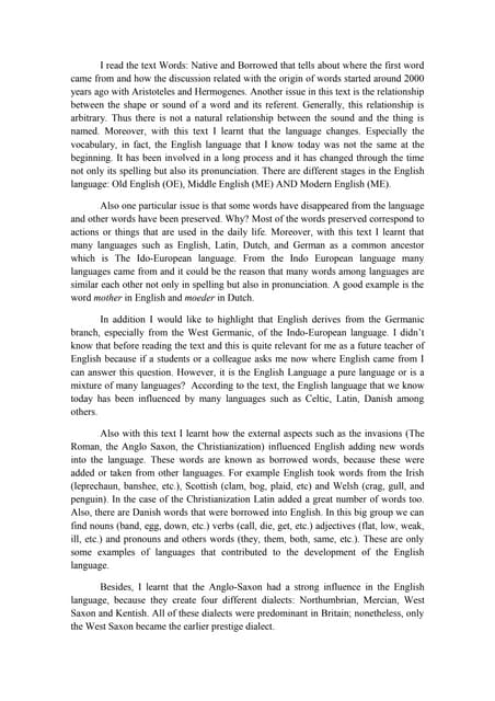 Reflection of varieties of english | PDF