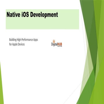 Expert Native iOS Development | Build High-Performance iOS Apps | PPT