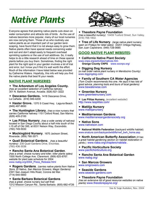 Native Plants for Home Gardening | PPTX