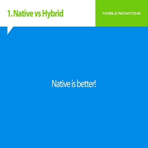 Native vs hybrid | PPT