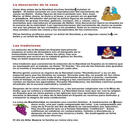 La Presentacion Navidad sus costumbres y tradiciones por las diferentes ...
