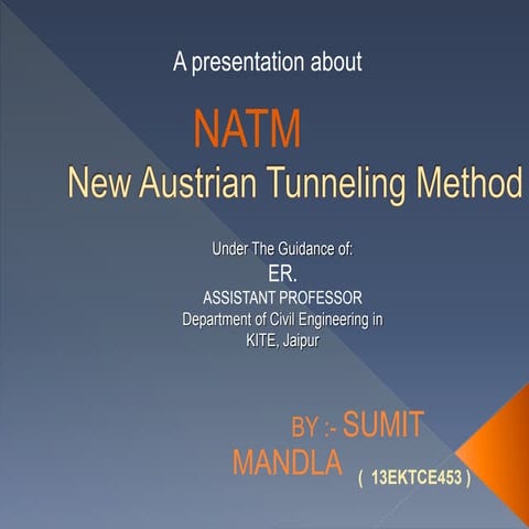 NATM ppt sumit | PPTX