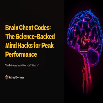 Seminar Presented by Natnael Dechasa Title: Brain Cheat Codes: The ...