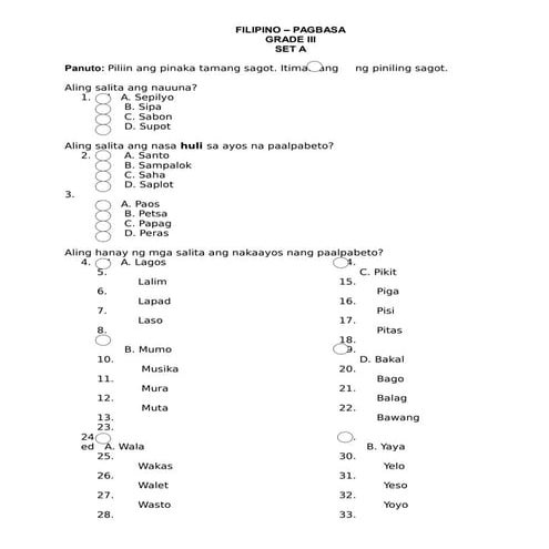 National Achievement Test Reviewer Grade 3 Filipino .pdf