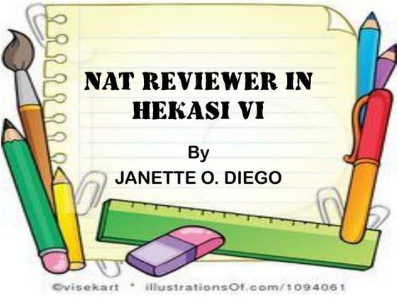 NAT Reviewer for Grade 6 (Mathematics) | DOCX | Physics | Science
