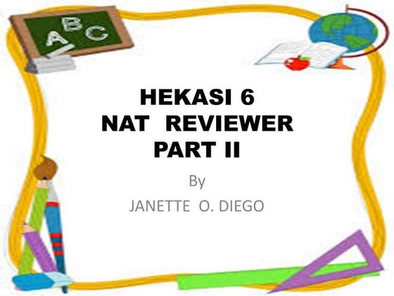 NAT Reviewer for Grade 6 (Mathematics) | DOCX | Physics | Science