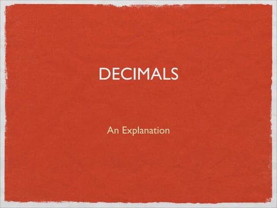 Adding and subtracting decimals | PPT