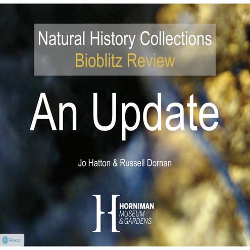 Bioblitz Project Update | PDF