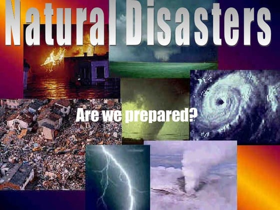 Natural calamities | PPT | Science