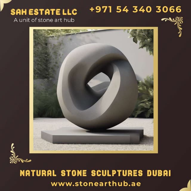 Natural Stone Sculptures Dubai - ☎ +971 54 340 3066 | PDF