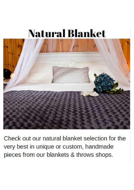 Flax linen blanket | PDF