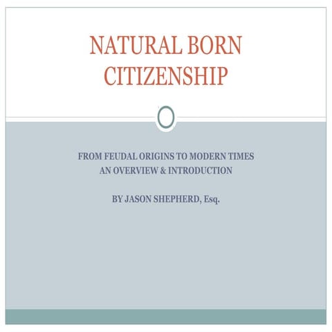 Birtherwatch presentations