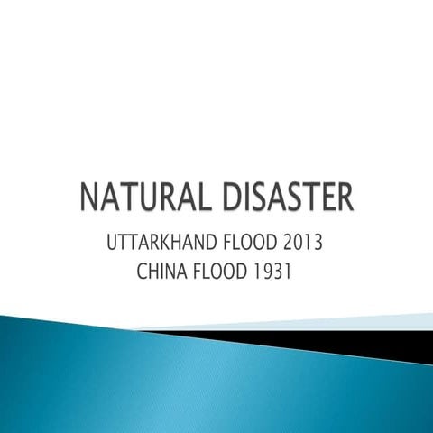 Natural disaster | PPT