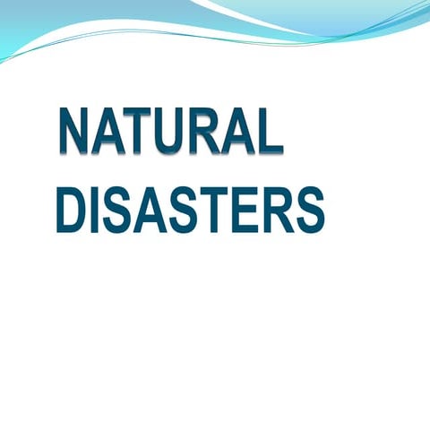 Natural disasters | PPS | Disasters