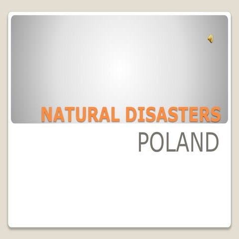 Natural disasters | PPT