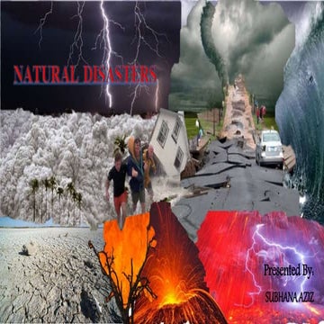 Natural disasters | PPT