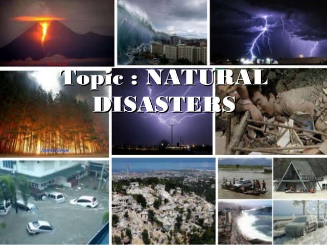 Natural Disaster project . | PPTX