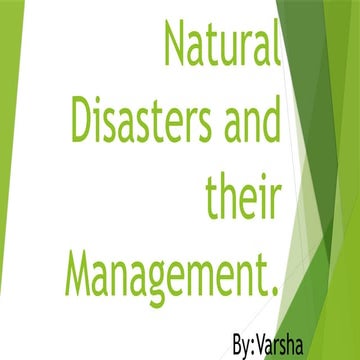 Natural Disasters and their Management.pptx
