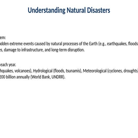 Natural_Disasters_Project_for _1st_year__ | PPTX