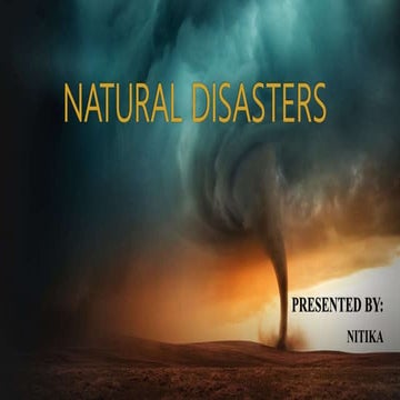 Natural Disasters | PPTX