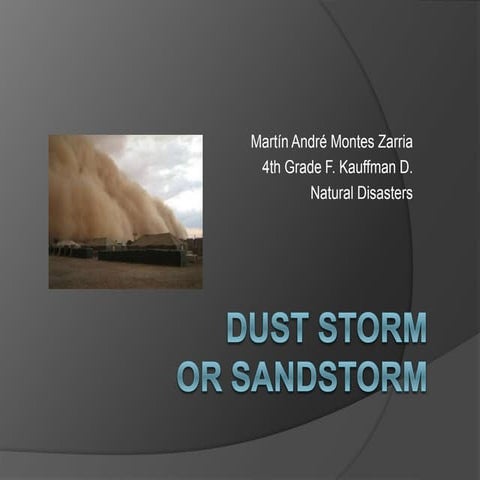 Natural disasters | PPTX