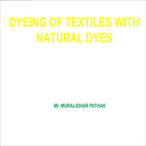 Classification of dyes | PPTX