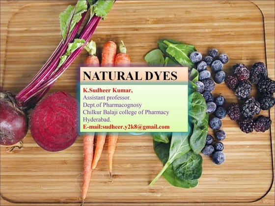 Classification of dyes | PPT