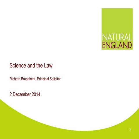 Science and the Law | PPT