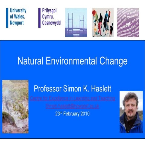 Natural environmental change | PPTX | Geography | Science