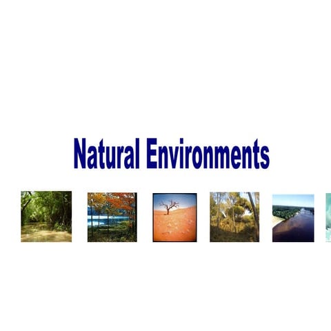 Natural environments | PPS