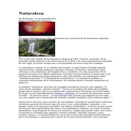 La naturaleza | PPT