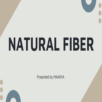 natural fiberBlended Fibers Combination of two fibers to improve ...