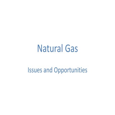 Natural gas | PPT