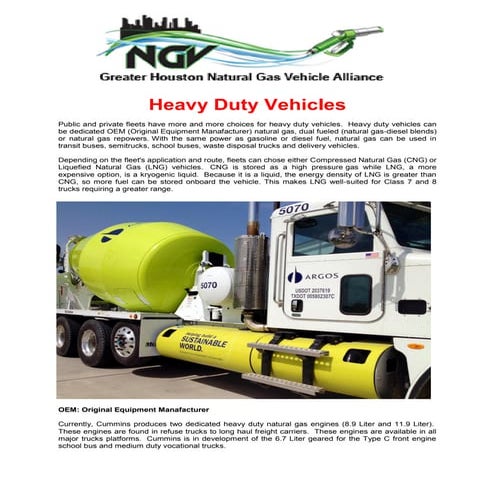 Natural gas vehicles | PDF
