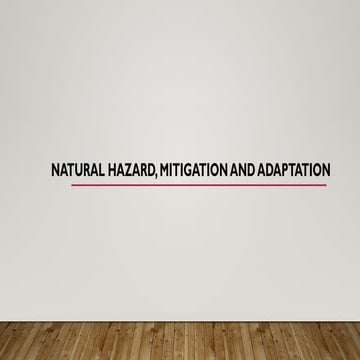 Earth and Life Science for Grade 11 ( Natural Hazard) | PPTX