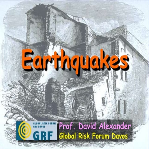 Natural hazards earthquakes | PPTX