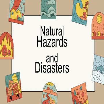 Natural Hazards and Disasters Earth Science Presentation in Colorful ...
