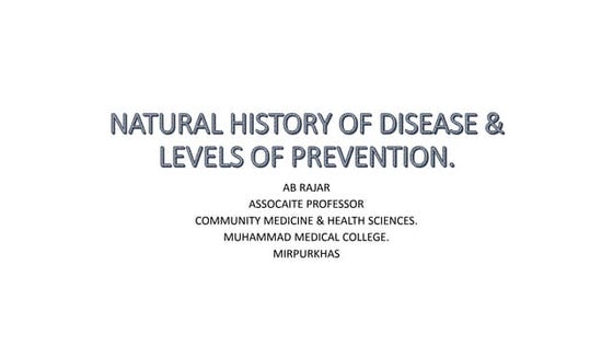 Iceberg concept of disease | PPT