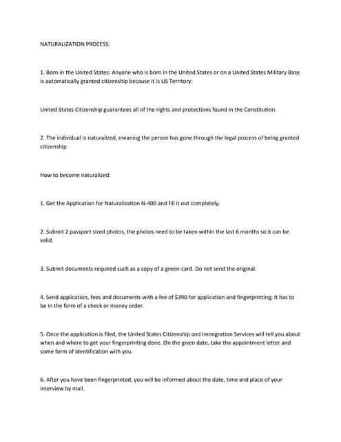 U.S. citizen powerpoint | PPTX